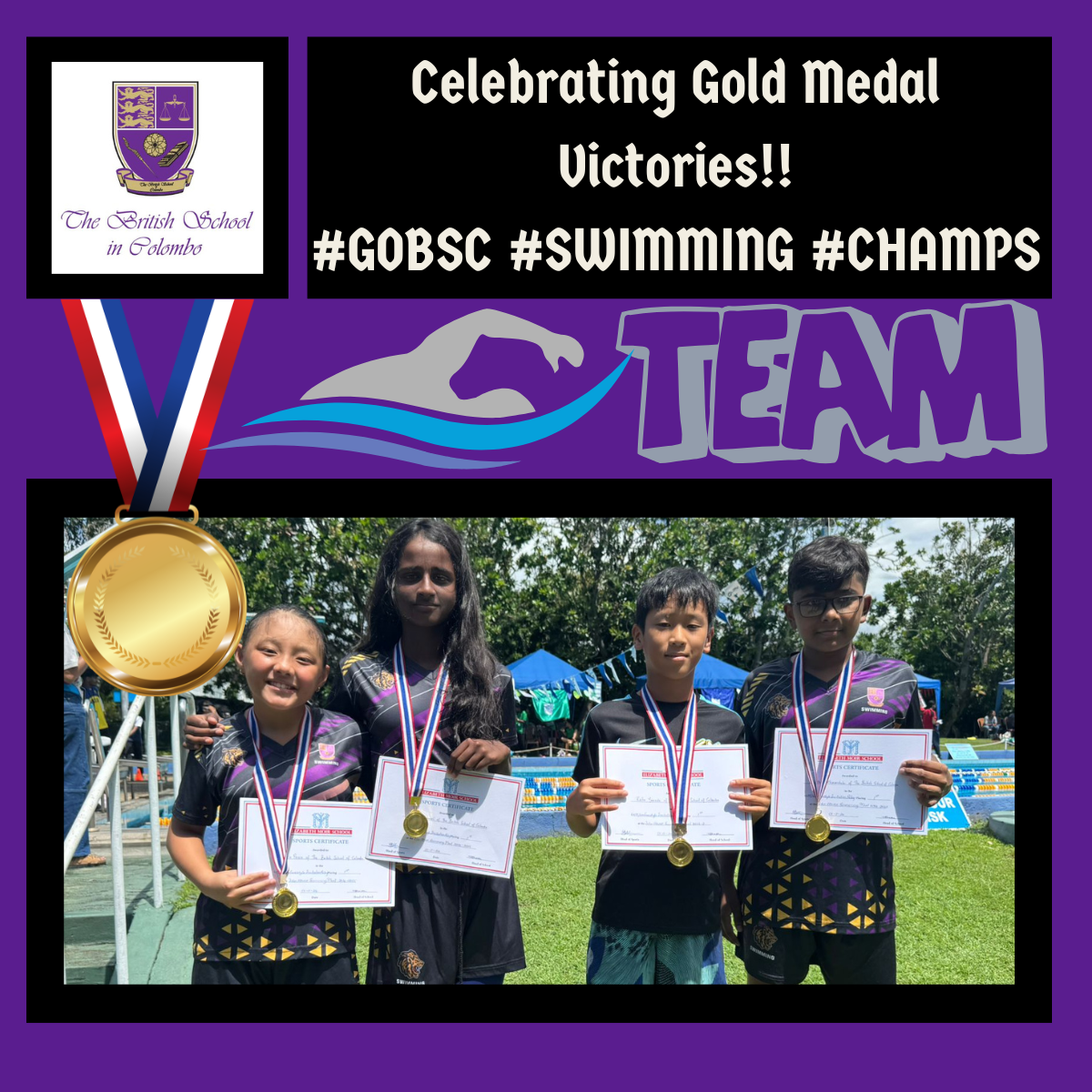 Gold Medal Victory for BSC at Elizabeth Moir Invitational! 🏅💪 – BSC Online