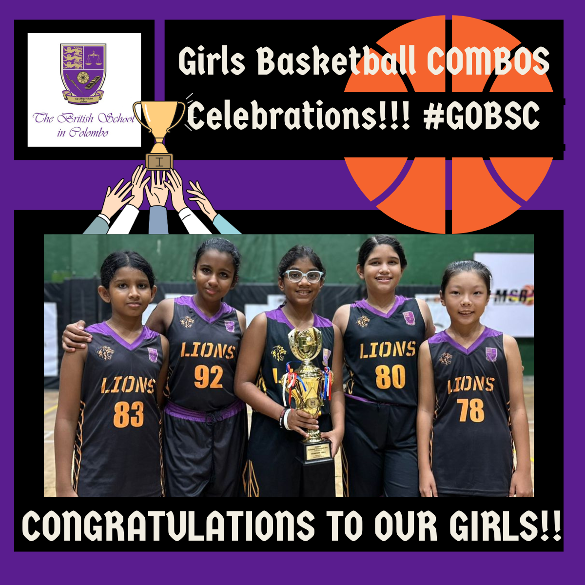 Girls Basketball COMBOS Champions – BSC Online