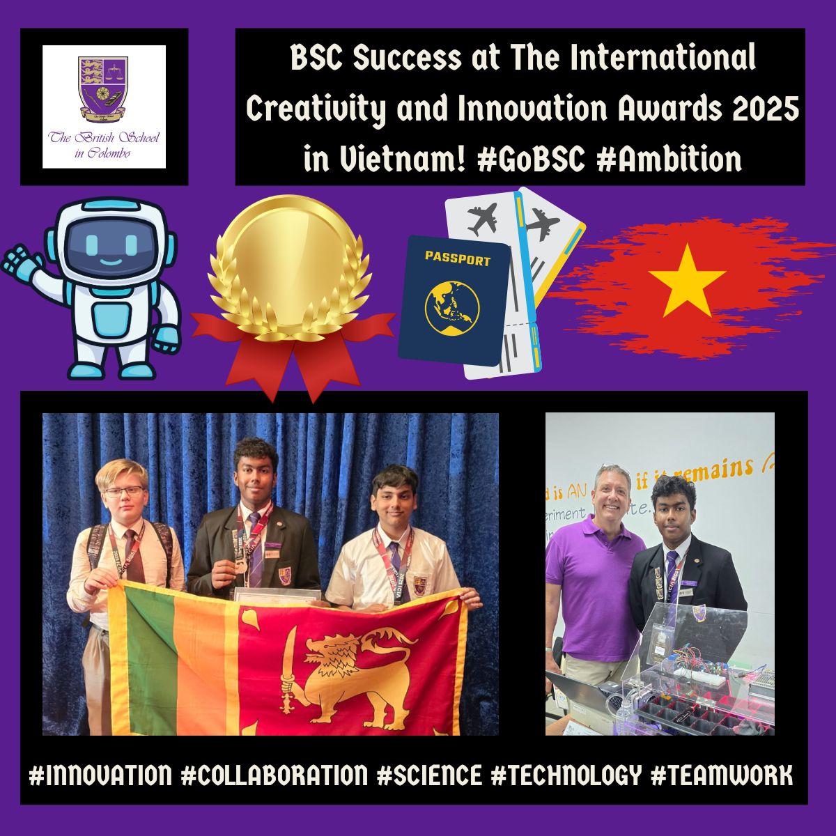 BSC Success at The International Creativity and Innovation Awards 2025 in Vietnam – BSC Online